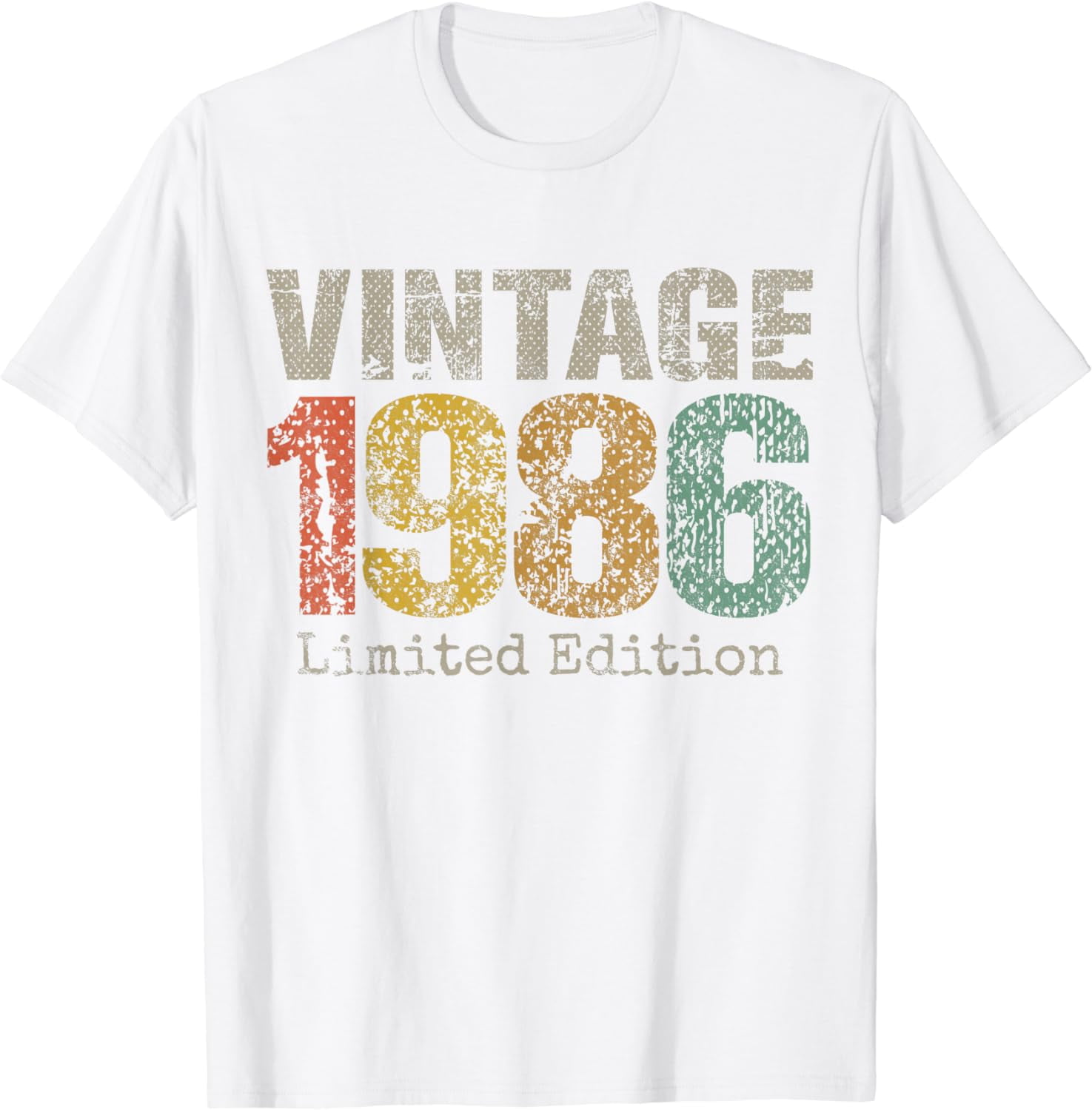 38 Year Old Gifts Vintage 1986 Limited Edition 38th Birthday T-Shirt ...