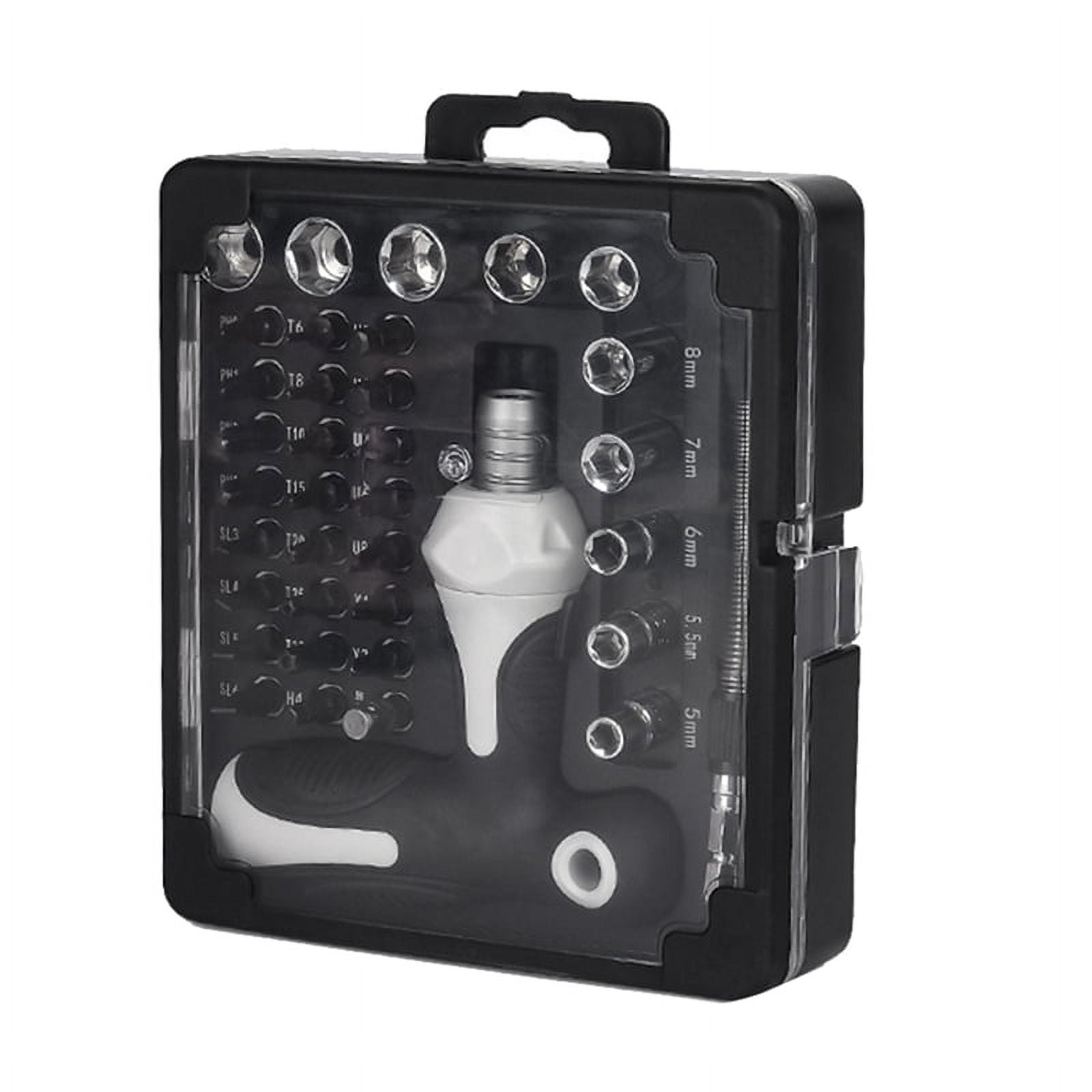 38 in 1 Screwdriver Bit Set Screwdriver Non- Handle Telescopic T-Shaped ...