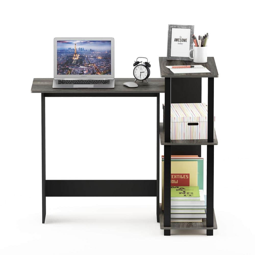 38 in. Corner Oak Gary Computer Desk with Open Storage - Walmart.com