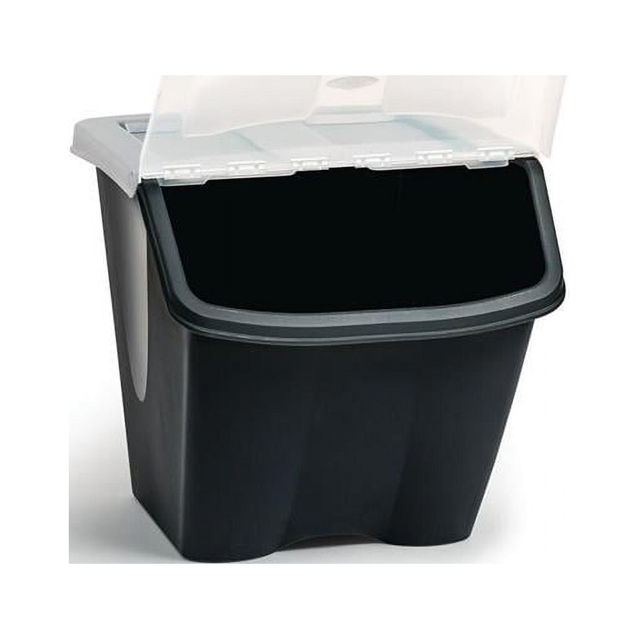 38 ltr & 10 gal Stackable Shutter Bin - Walmart.com