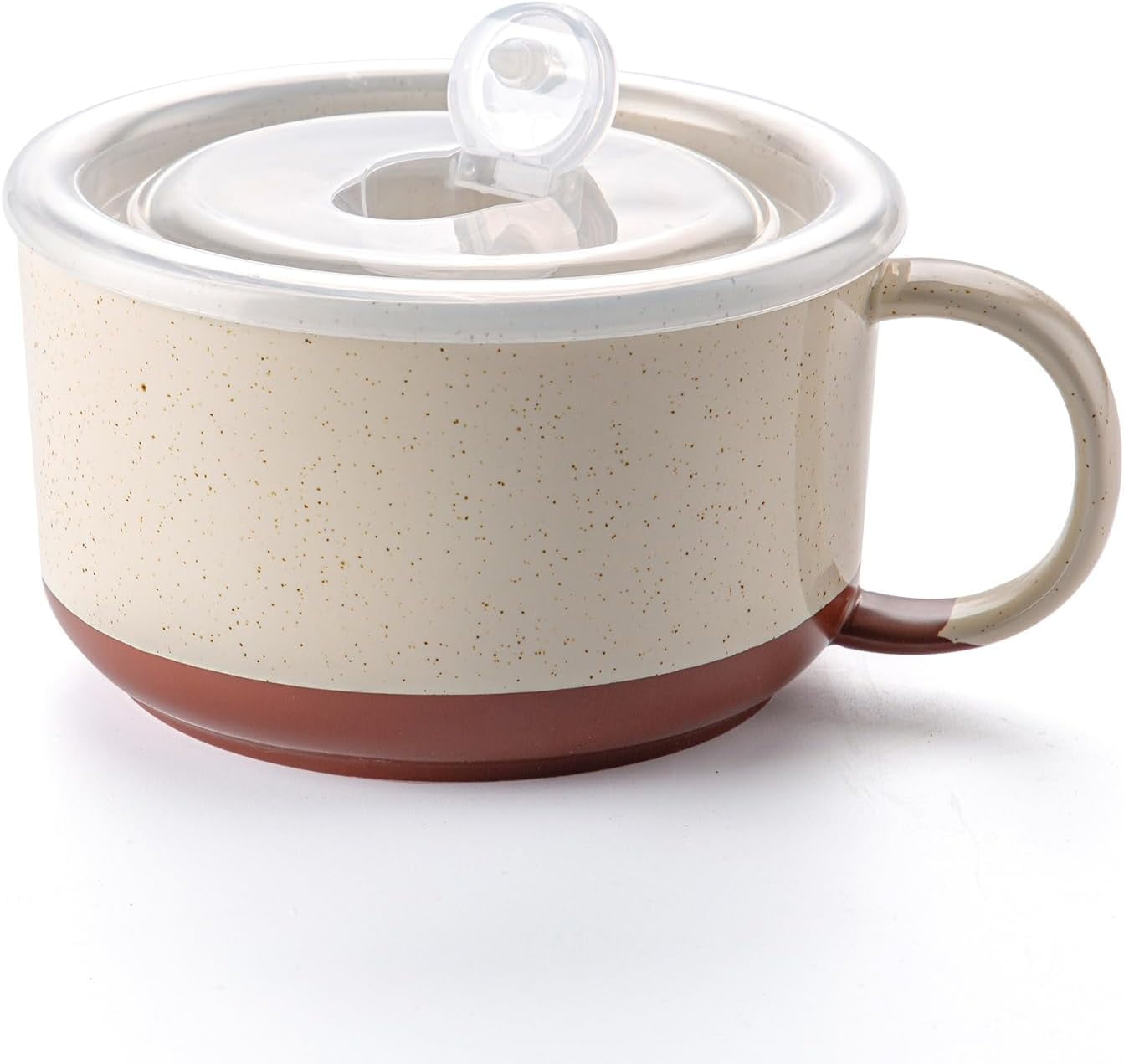 38 oz Ceramic Ramen Bowl & Sandwich Plate Combo | Extra Large Set with ...