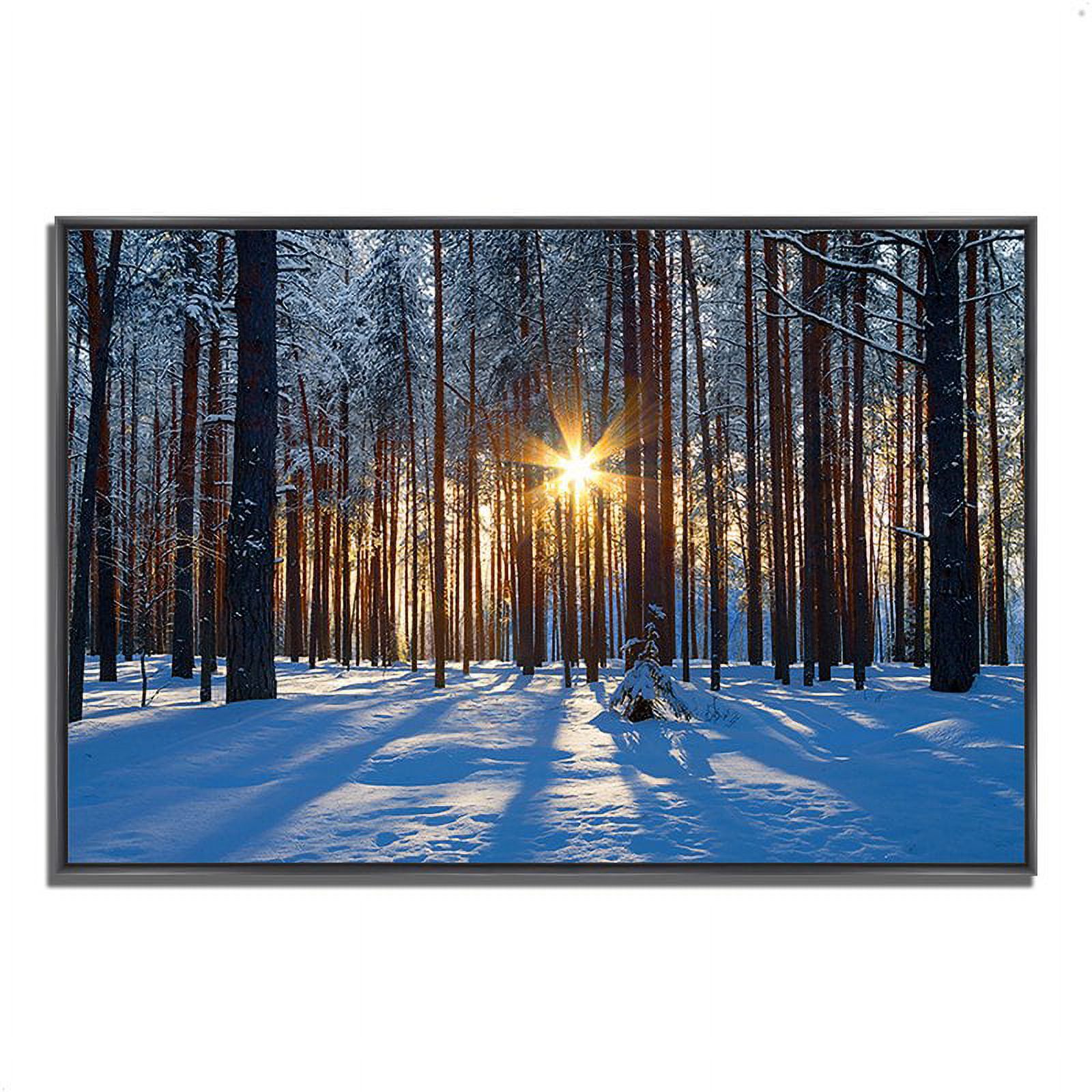 38" x 26" Sunset Starburst - Wall Art Giclee Print on Canvas Fabric ...