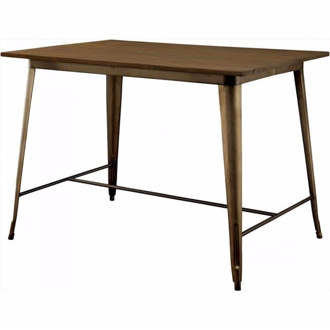 38 x 36 x 54 in. Counter Height Table, Brown - Walmart.com