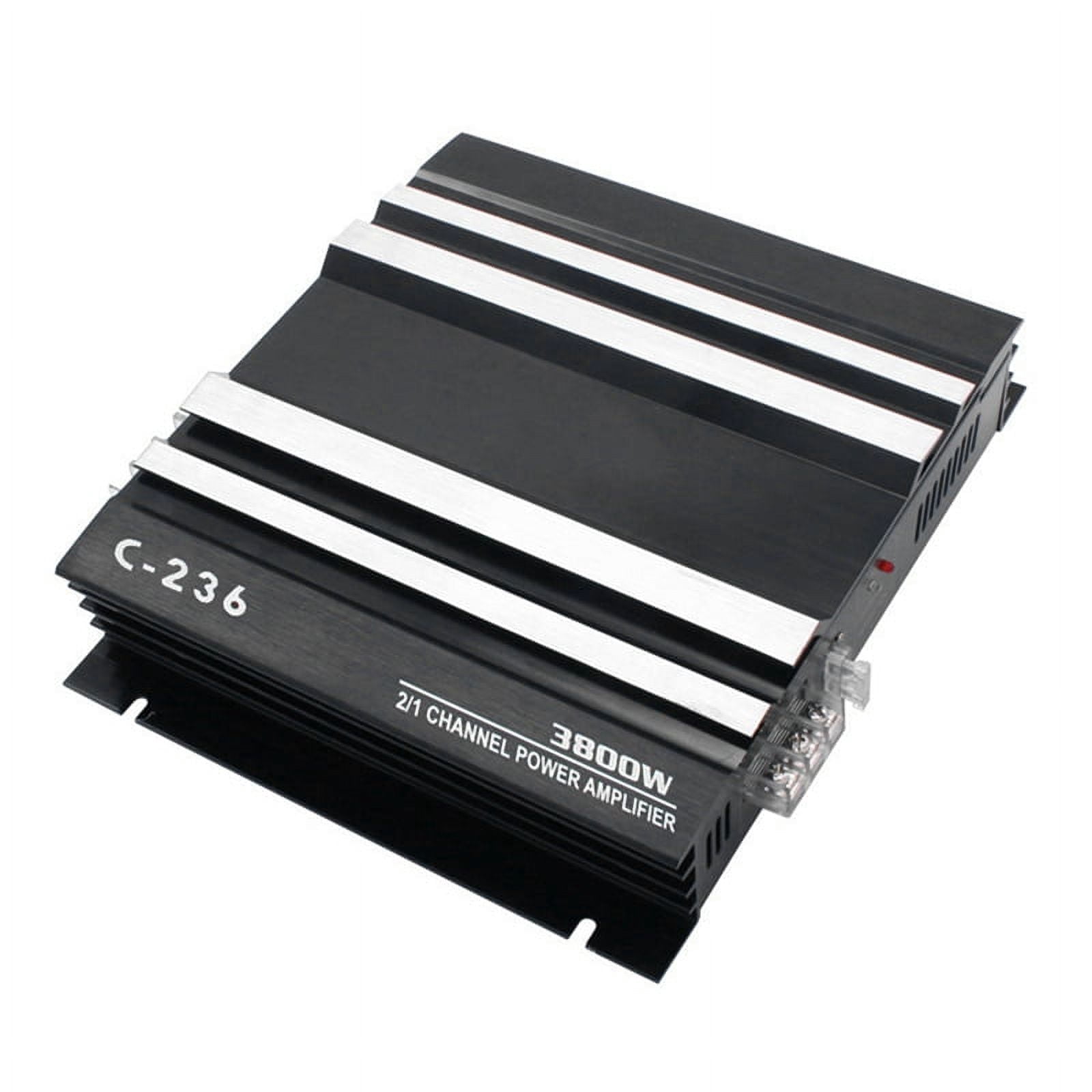 3800W High Power Car Sound Amplifier 2-Channel Car 12V Amplifier Stereo ...