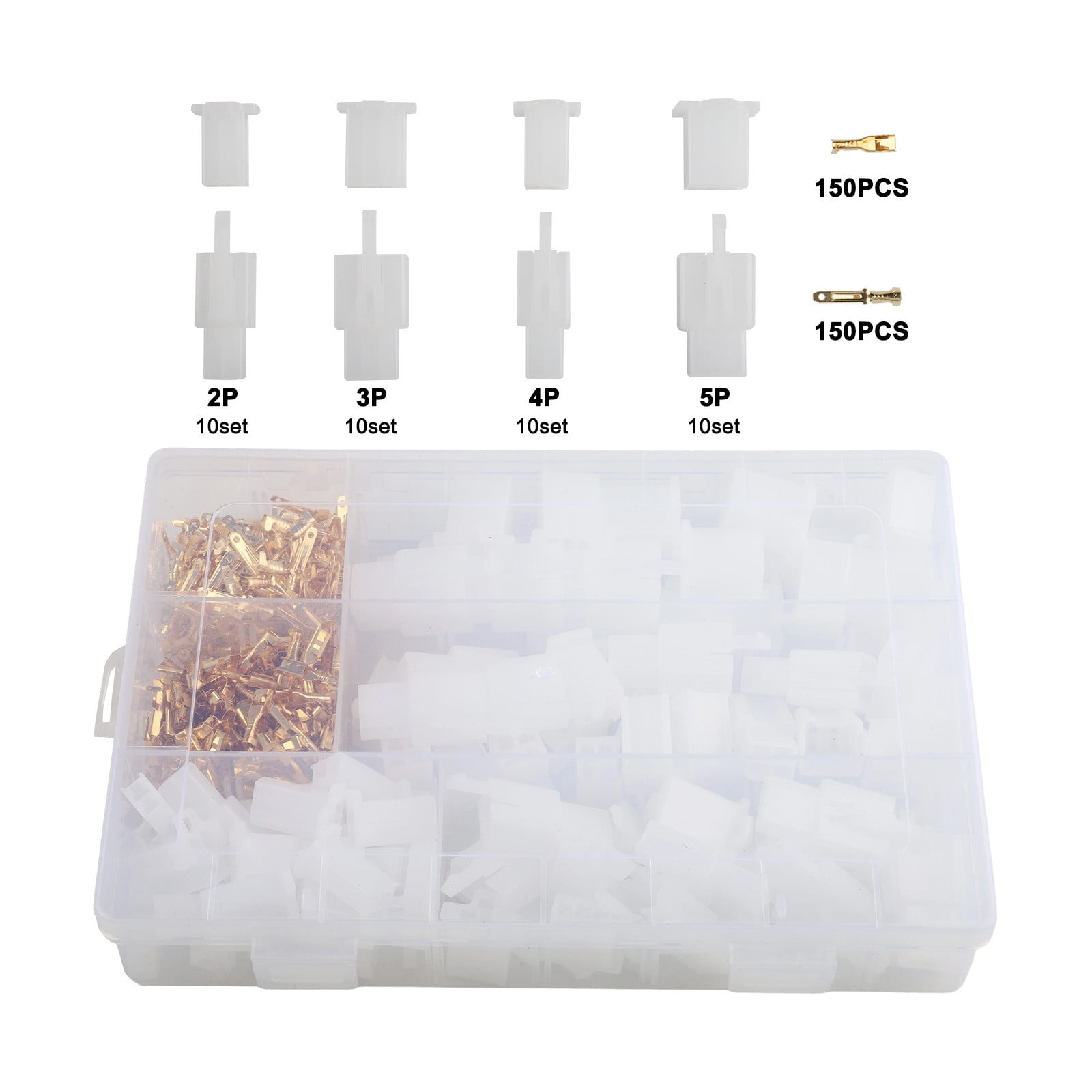 380PCS Crimp Terminal Connector Set for Automotive and Electronic ...