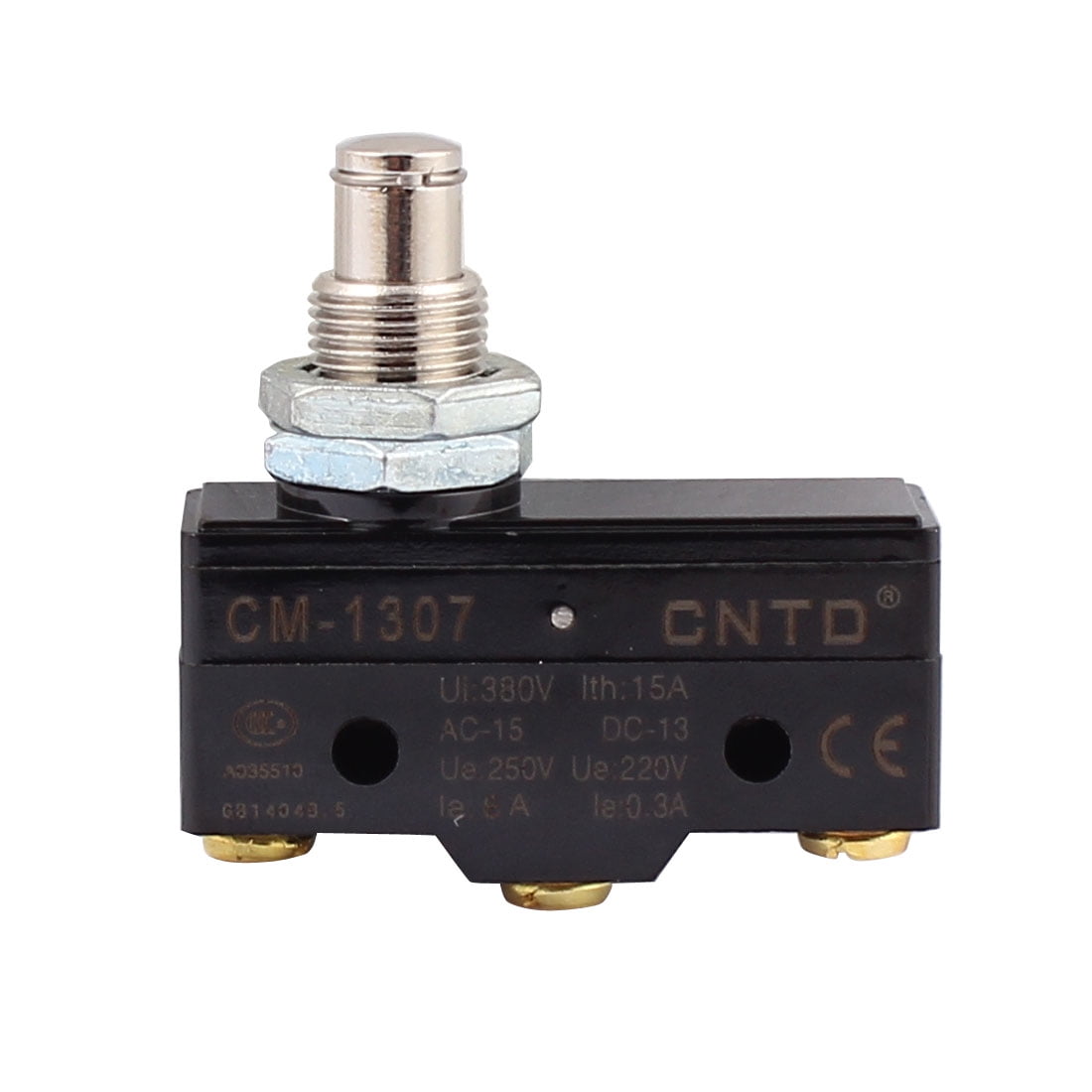 380V 15A SPDT Momentary High Push Plunger Micro Switch Microswitch ...