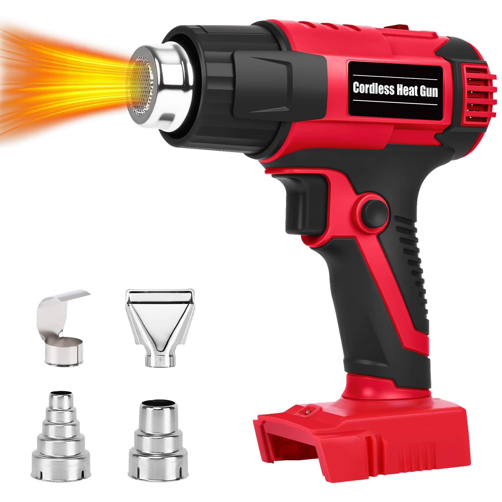 【380W・1022°F & 572°F】Cordless Heat Gun Compatible with Milwaukee M18 ...