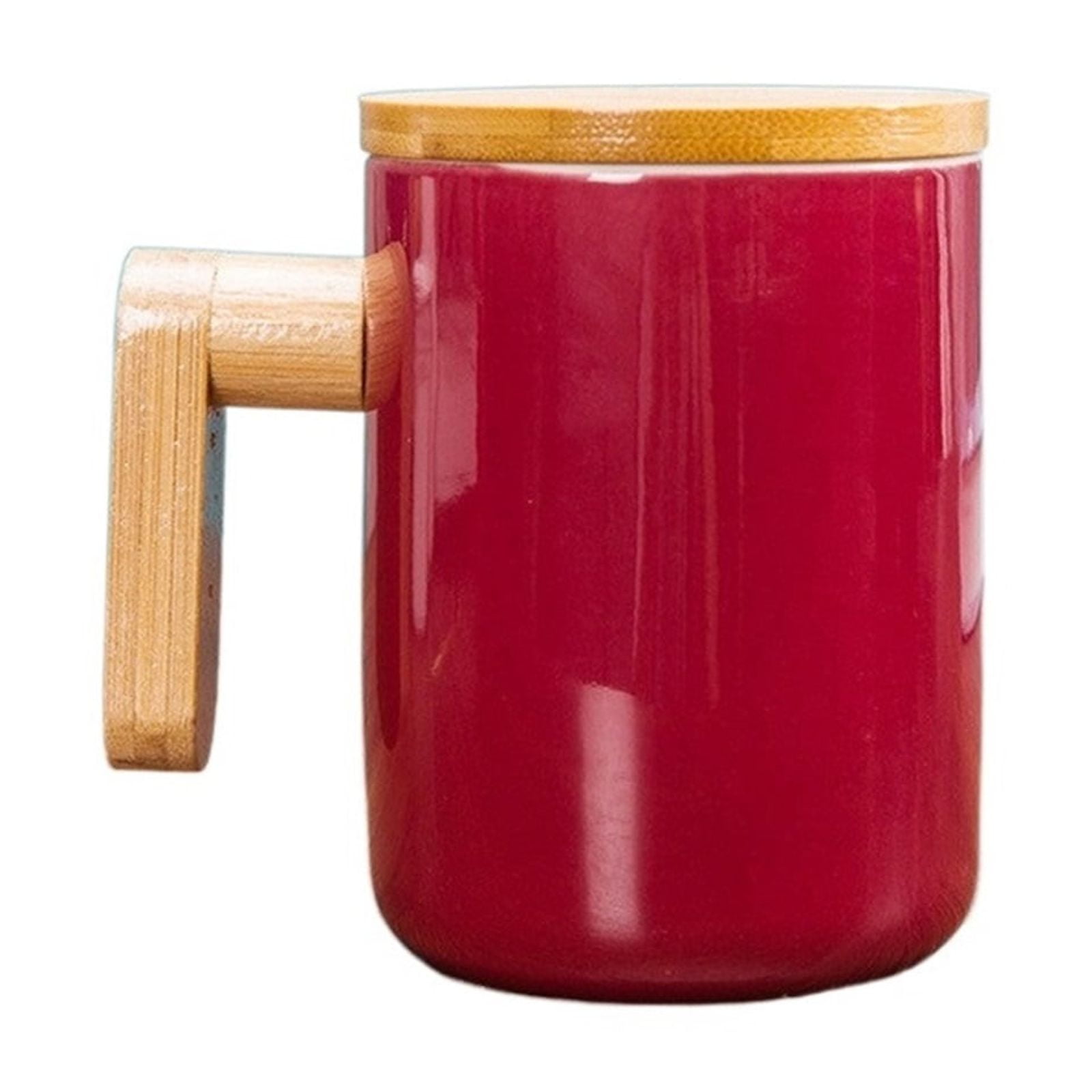 380ml Creative Ceramic Coffee Mugs With Handle And Lid Home Office ...