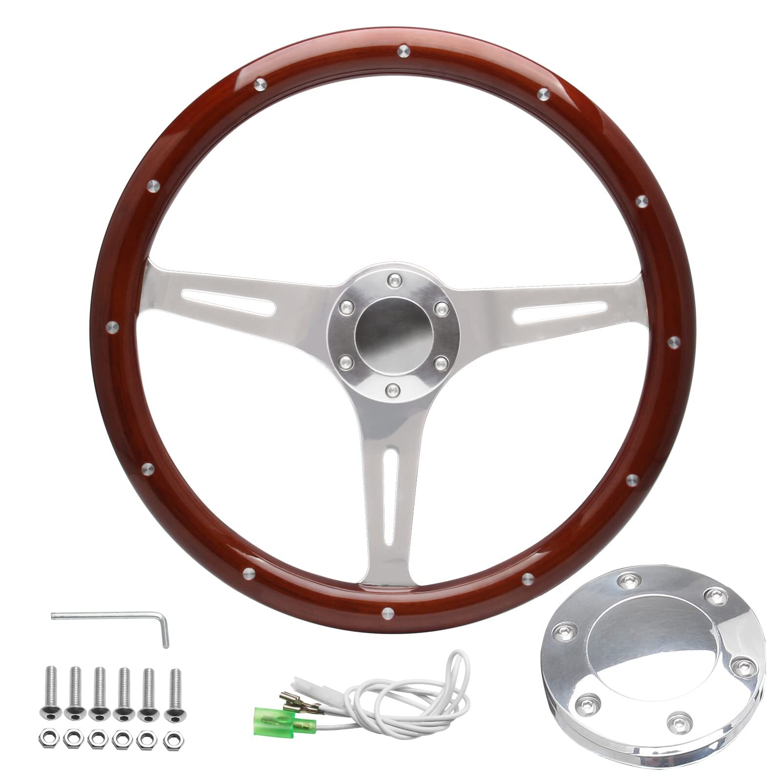 Ford Performance Parts M-3600-F15RRD Steering Wheel Kit; Raptor Style ...
