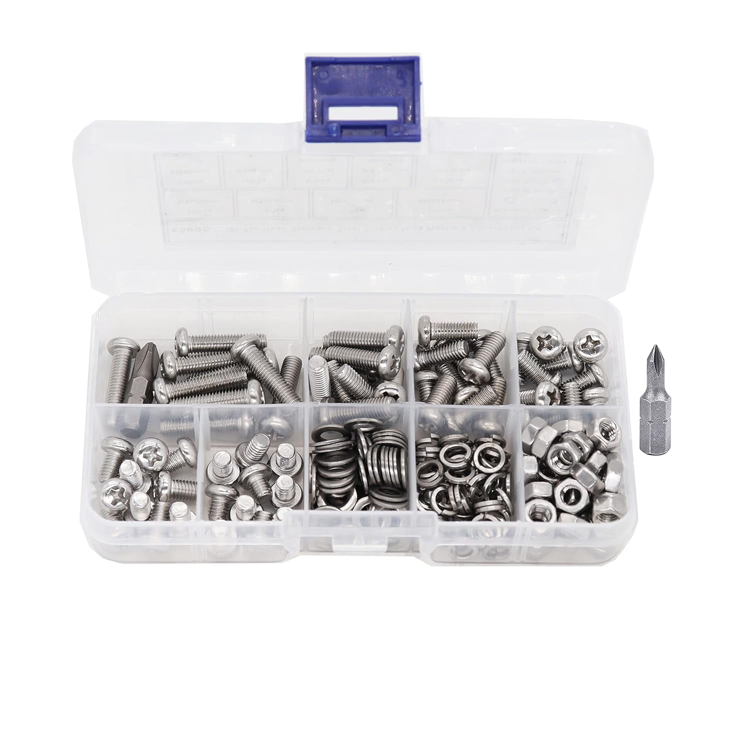 380pcs M4 x 6mm / 8mm/ 10mm/ 12mm/ 16mm/ 20mm Pan Head Machine Screws ...