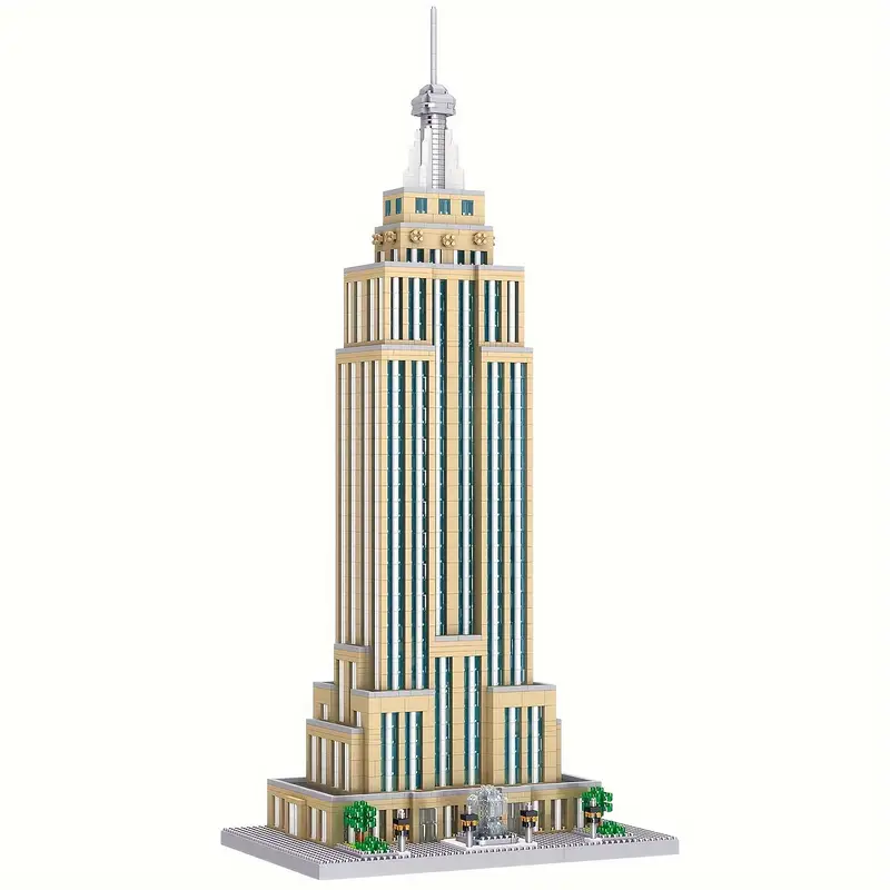 3819-Piece Empire State Building Block Set - Realistic Miniature ...
