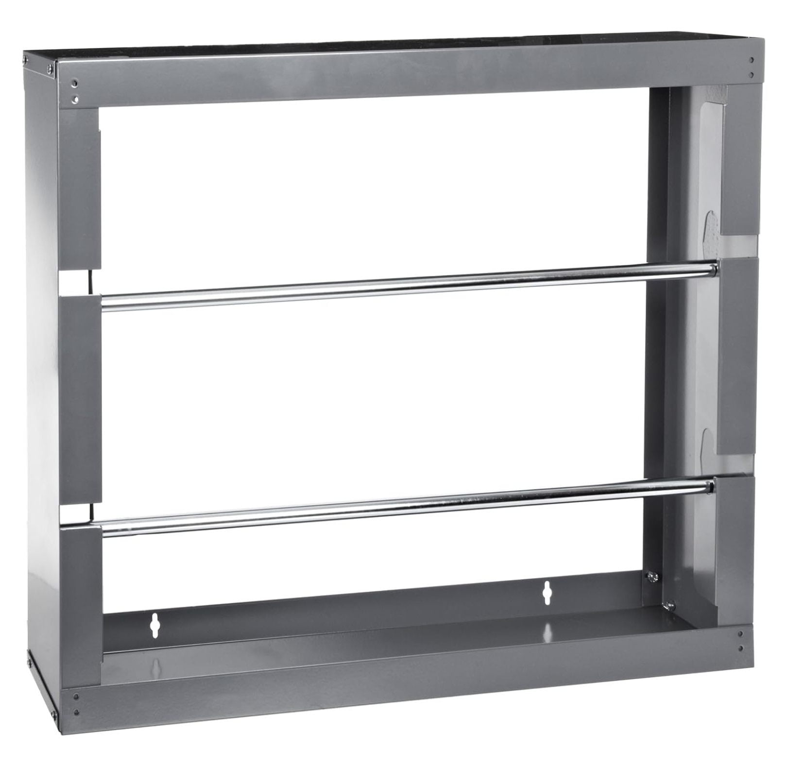 384-95 Gray Cold-Rolled Steel Wire Spool Rack with 2 Rods, 26-1/8 ...