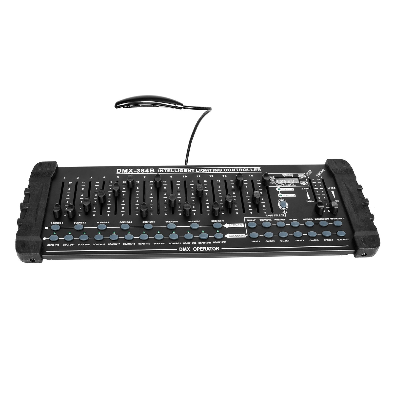 384 Channel Light Controller, DMX512 Controller Console Operator For Live Concerts KTV DJs Clubs ...