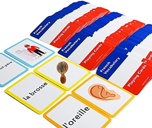 384 French Concentration and Memory Matching Card Game Playing Cards ...