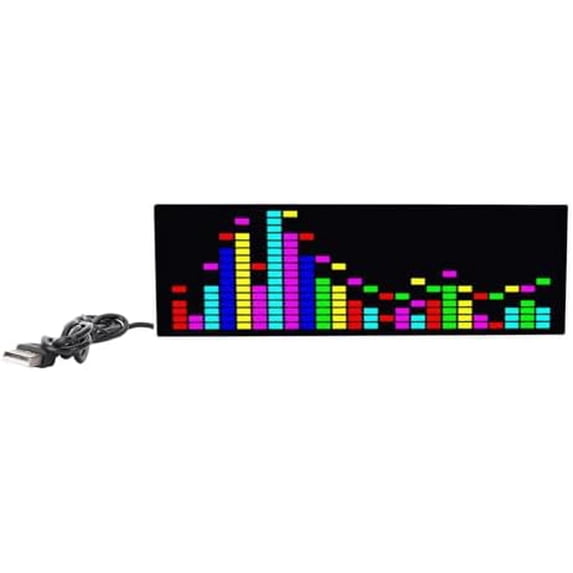 384 LEDs Music Spectrum Display, Audio Spectrum Analyzer Delivering 84 ...