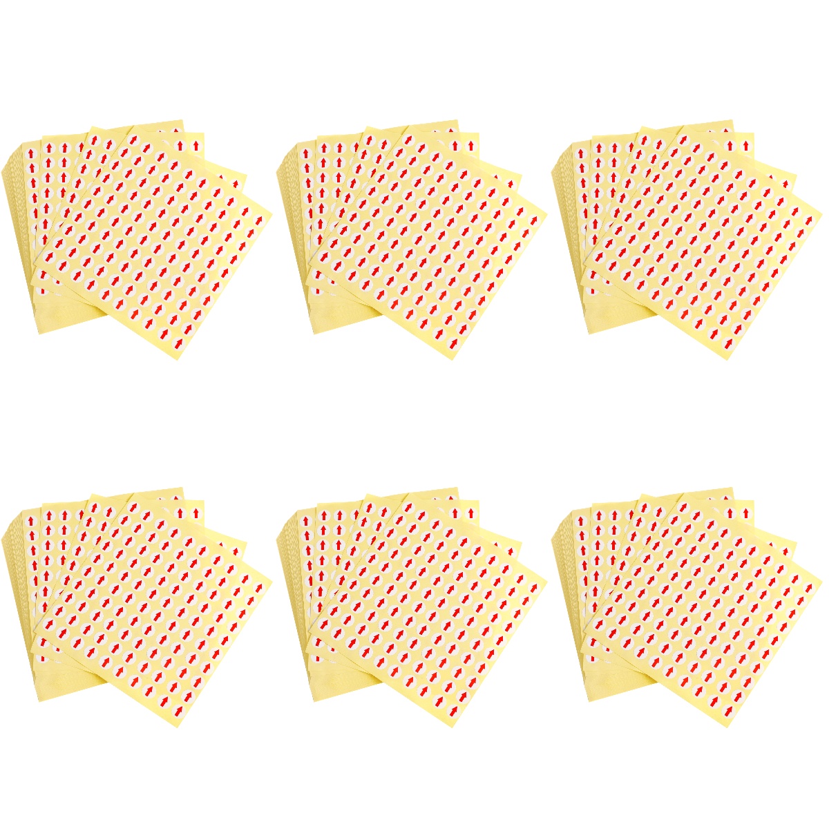38400 PCS Circle Stickers for Store Defect Indicator Product Office ...