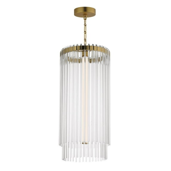38426CLNAB-Maxim Lighting-Jolie - 39W 1 LED Foyer-30 Inch Tall and 14 ...