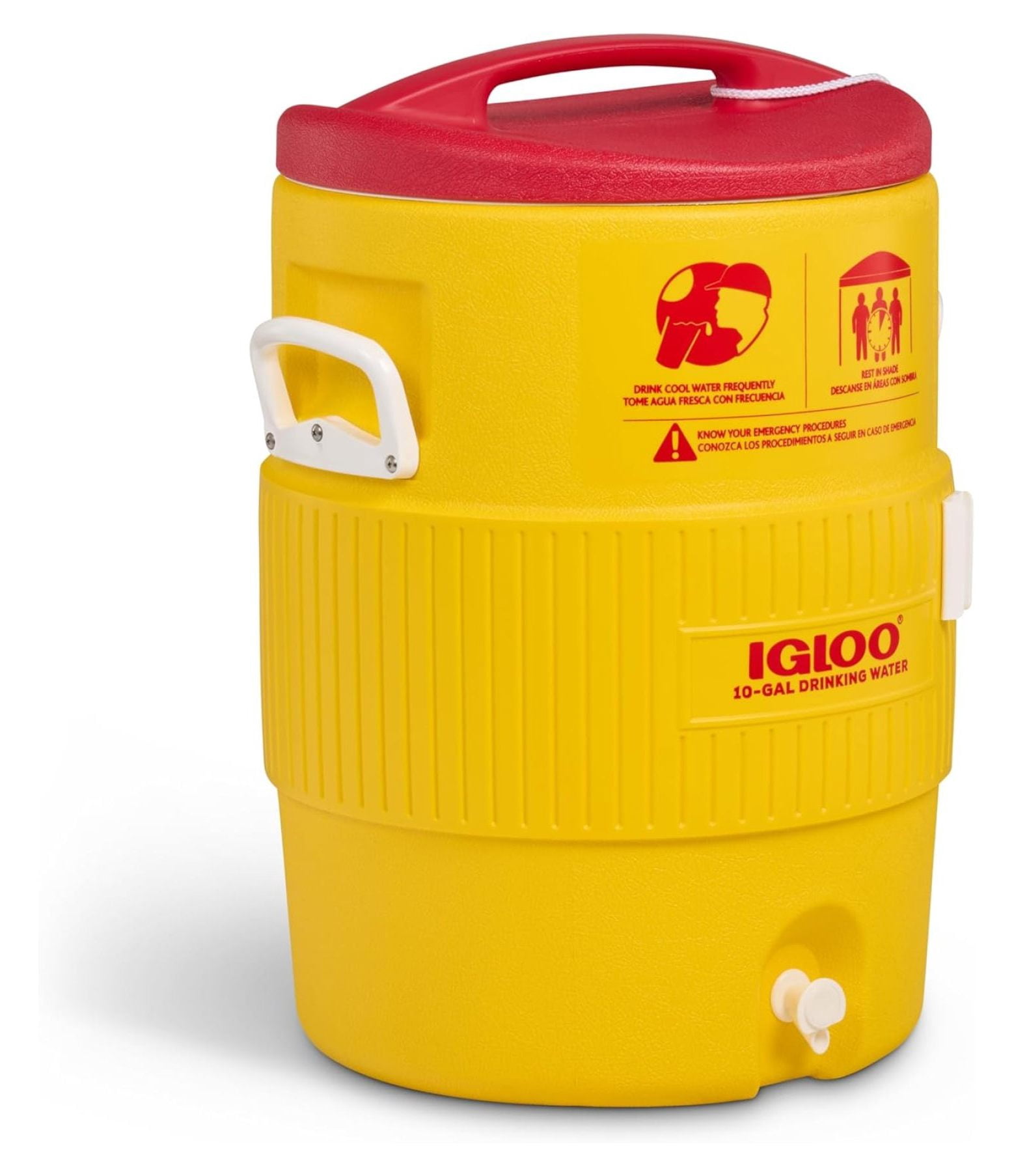 385-4101 400 Series Coolers, 10 gal, Red/Yellow - Walmart.com