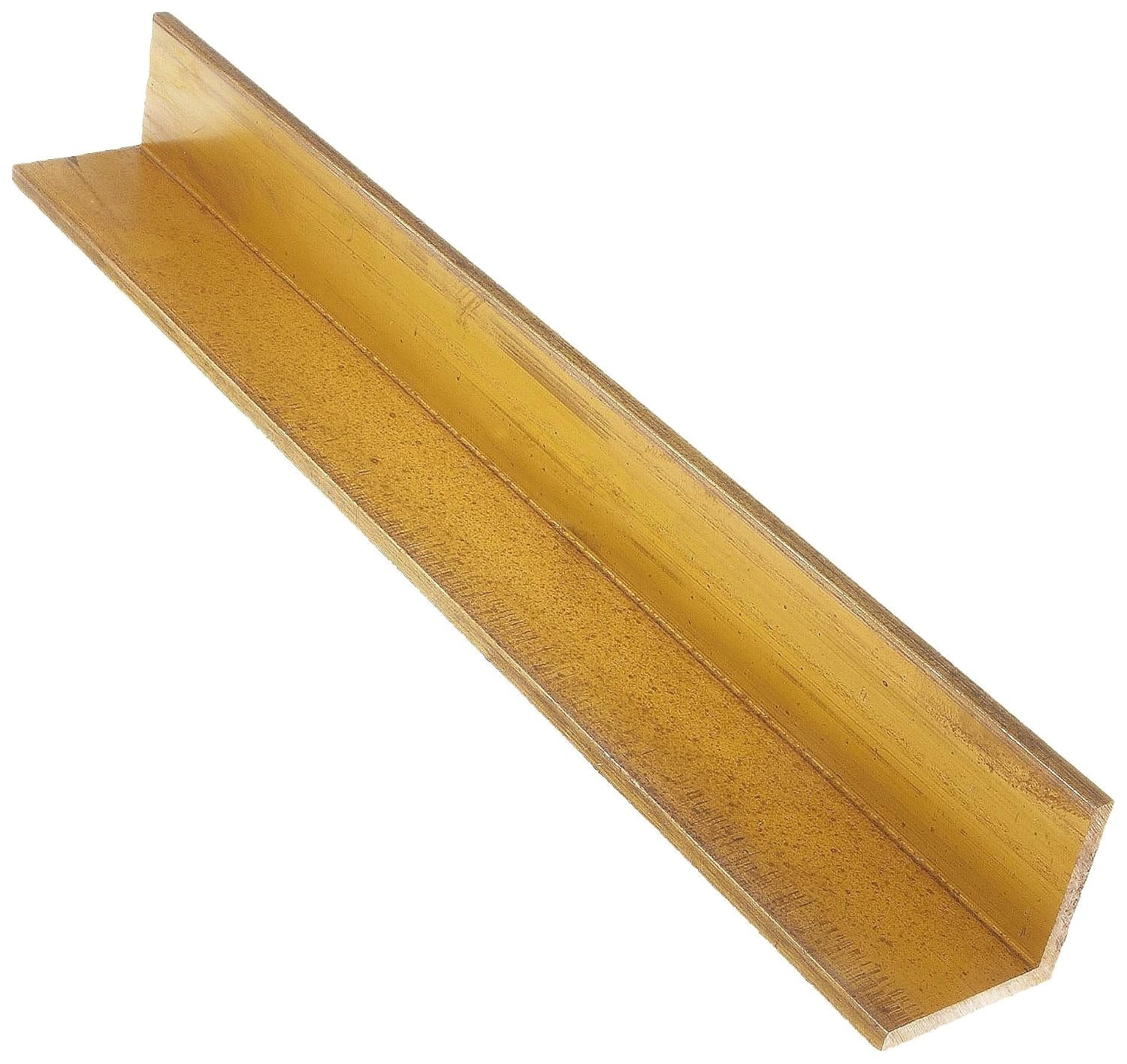 385 Bronze Angle, Unpolished (Mill) Finish, Extruded, H02 Temper, ASTM ...