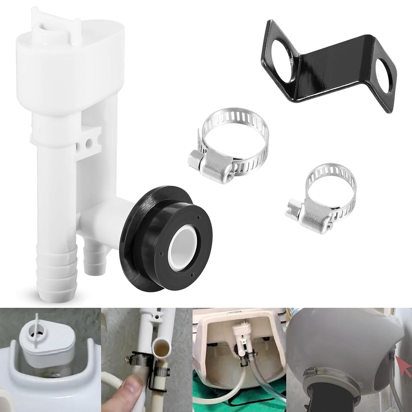 385230335 Vacuum Breaker Hand Spray Kit Fits Dometic RV Toilet 100 500H ...