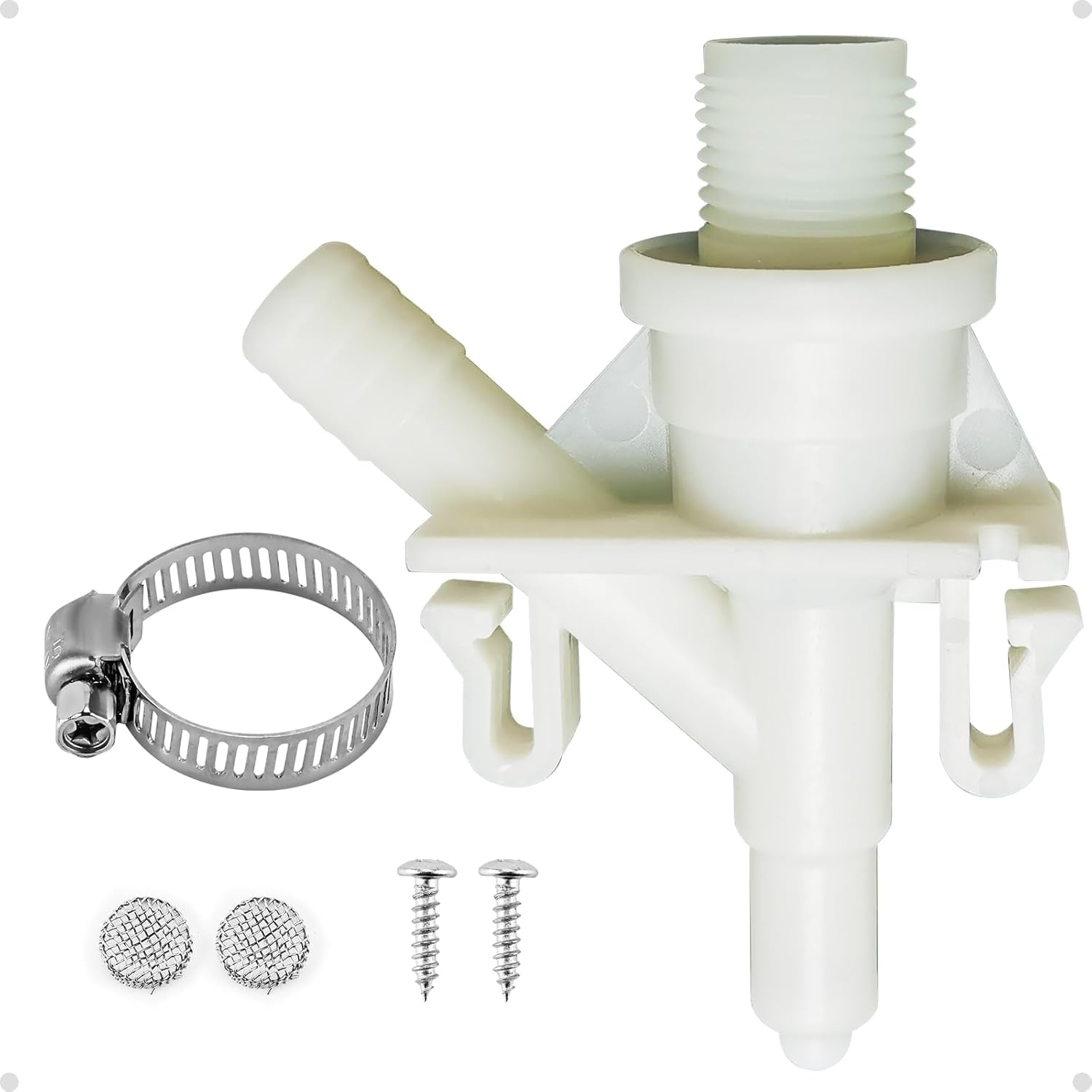 385311641 RV Toilet Water Valve Kit Replacement for Pedal flush Toilets Compatible with Dometic ...