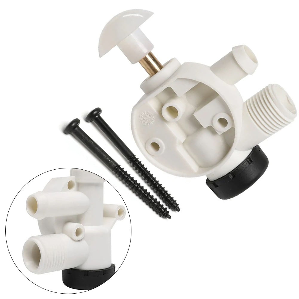 385314349Camping RV/Trailer Foot Flush Toilet Water Flush Valve Parts ...