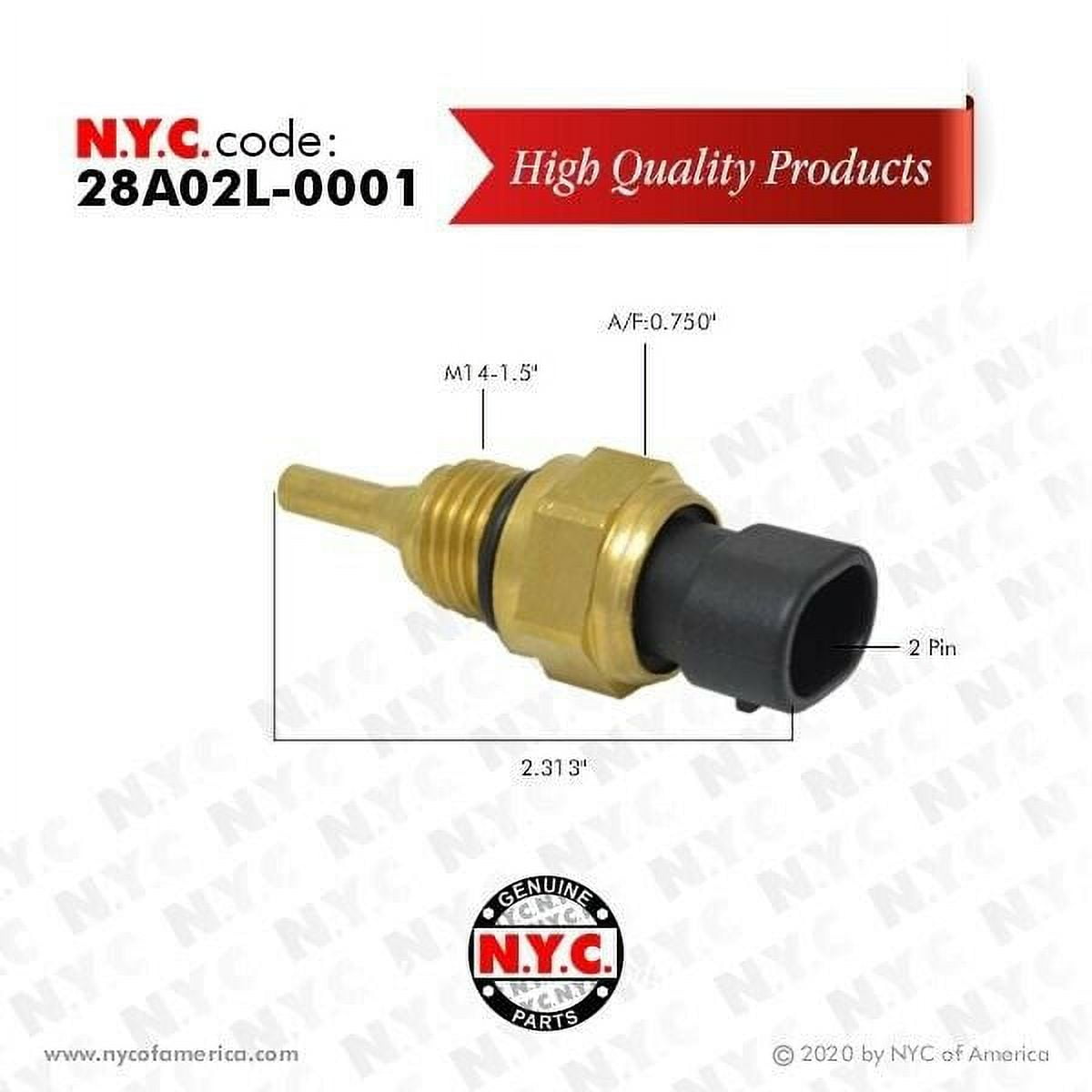 NYC Of America 28A02L-0001 Coolant Temperature Sending Unit Sensor ...