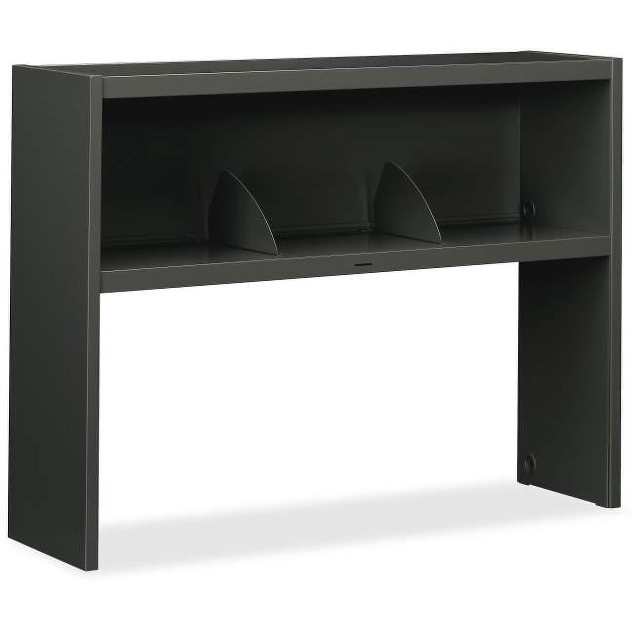 386548NS Stack on Open Shelf Hutch, Charcoal - 34.8x48x13.5 in. Steel ...