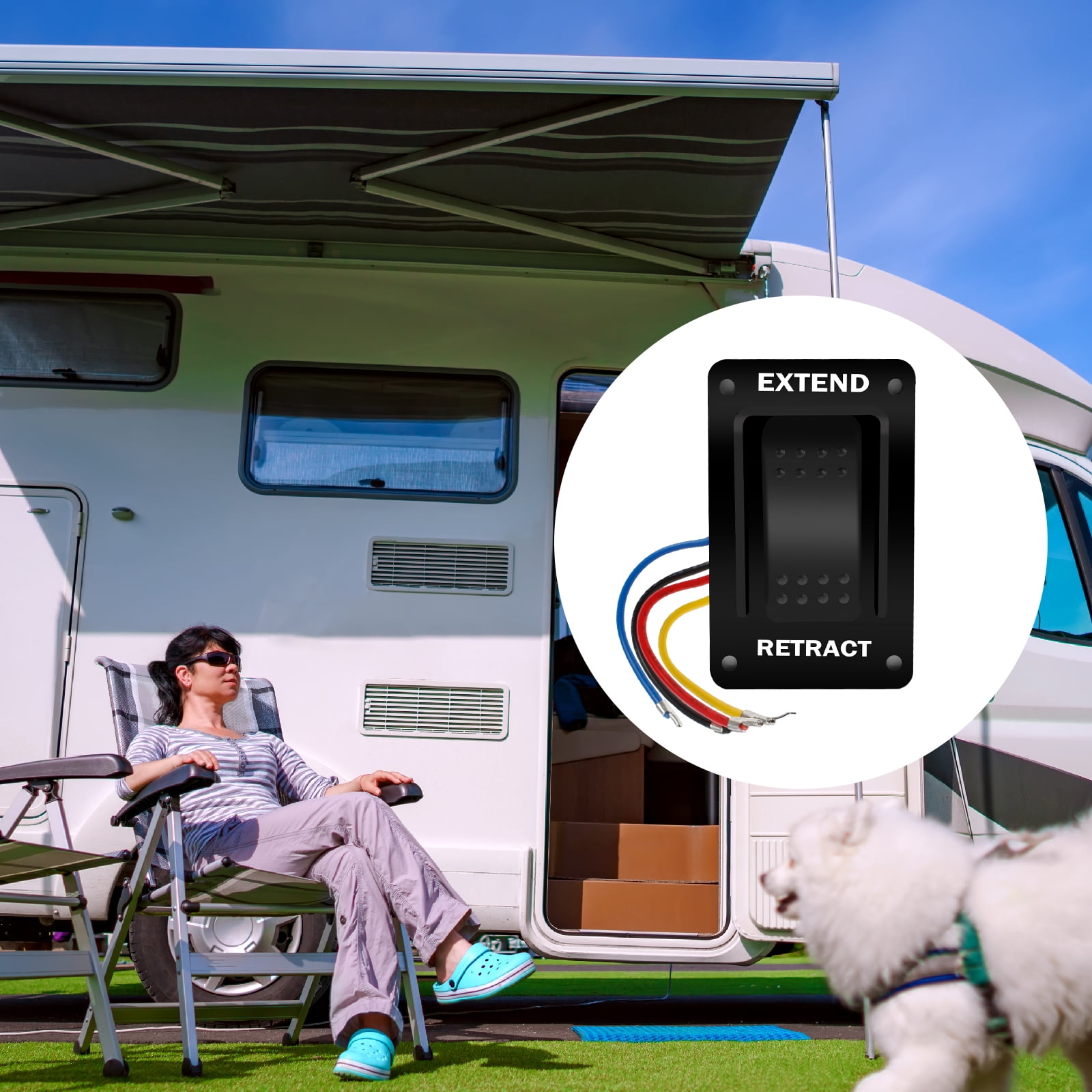 387874 Power Stabilizer Switch With Wiring Harness Waterproof ...