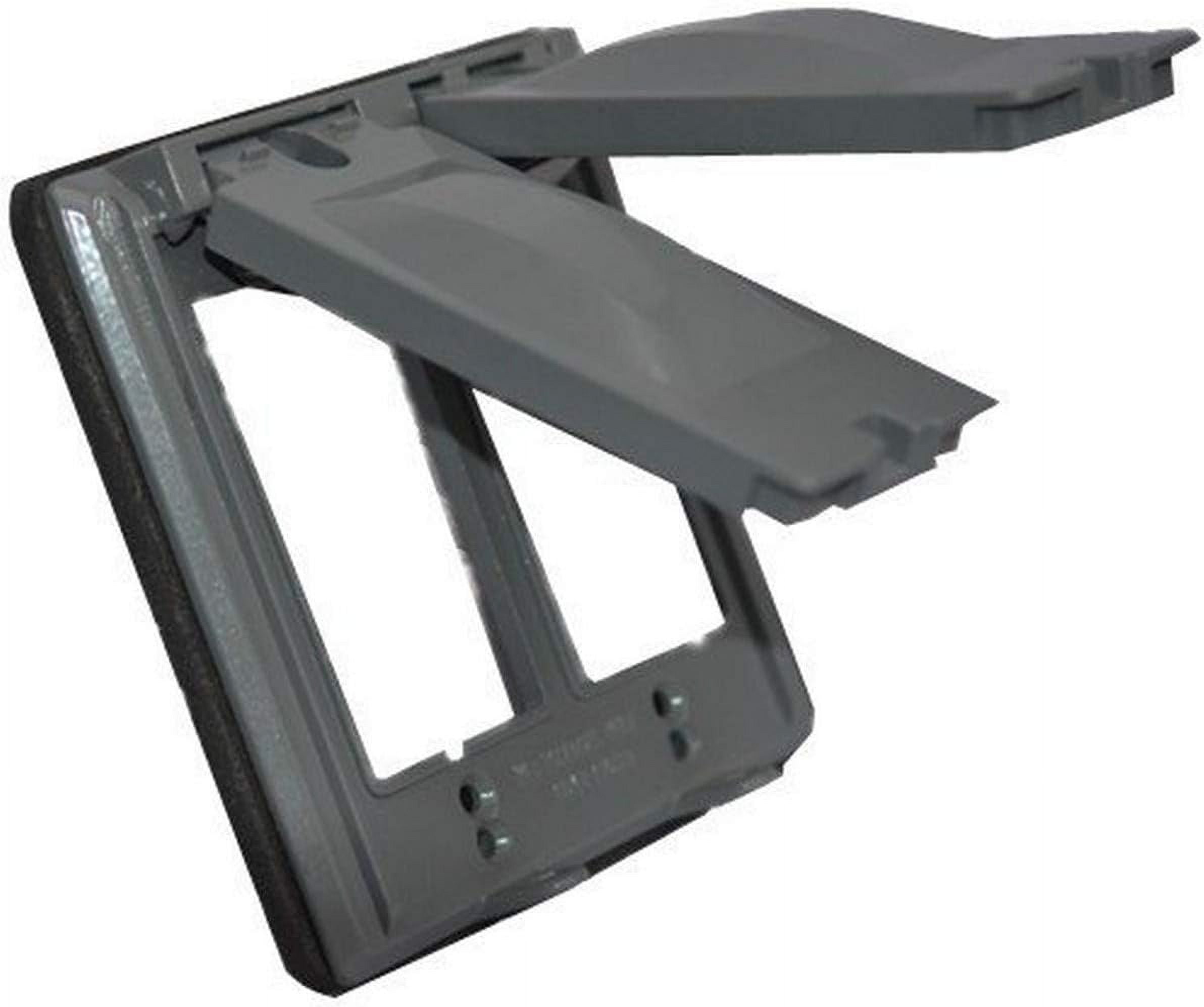 38921 2-Gangs Multi-Use Weatherproof Cover Grey - Walmart.com
