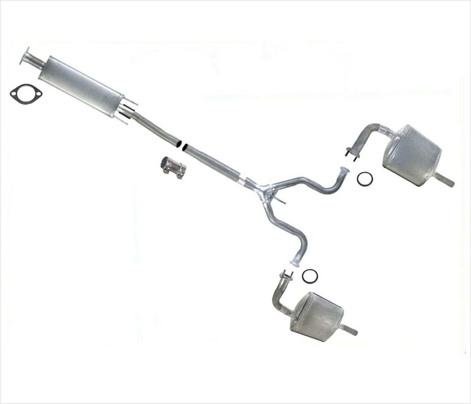 38959 96645 7317 7318 Retor & Dual Muffler Kit for 2007-2009 for Nissan ...