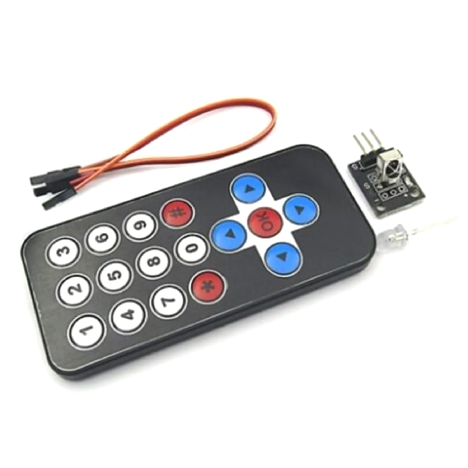 38KHz Infrared Remote Controller Kit 8m Range for Arduino DIY Projects Controller Accessory ...