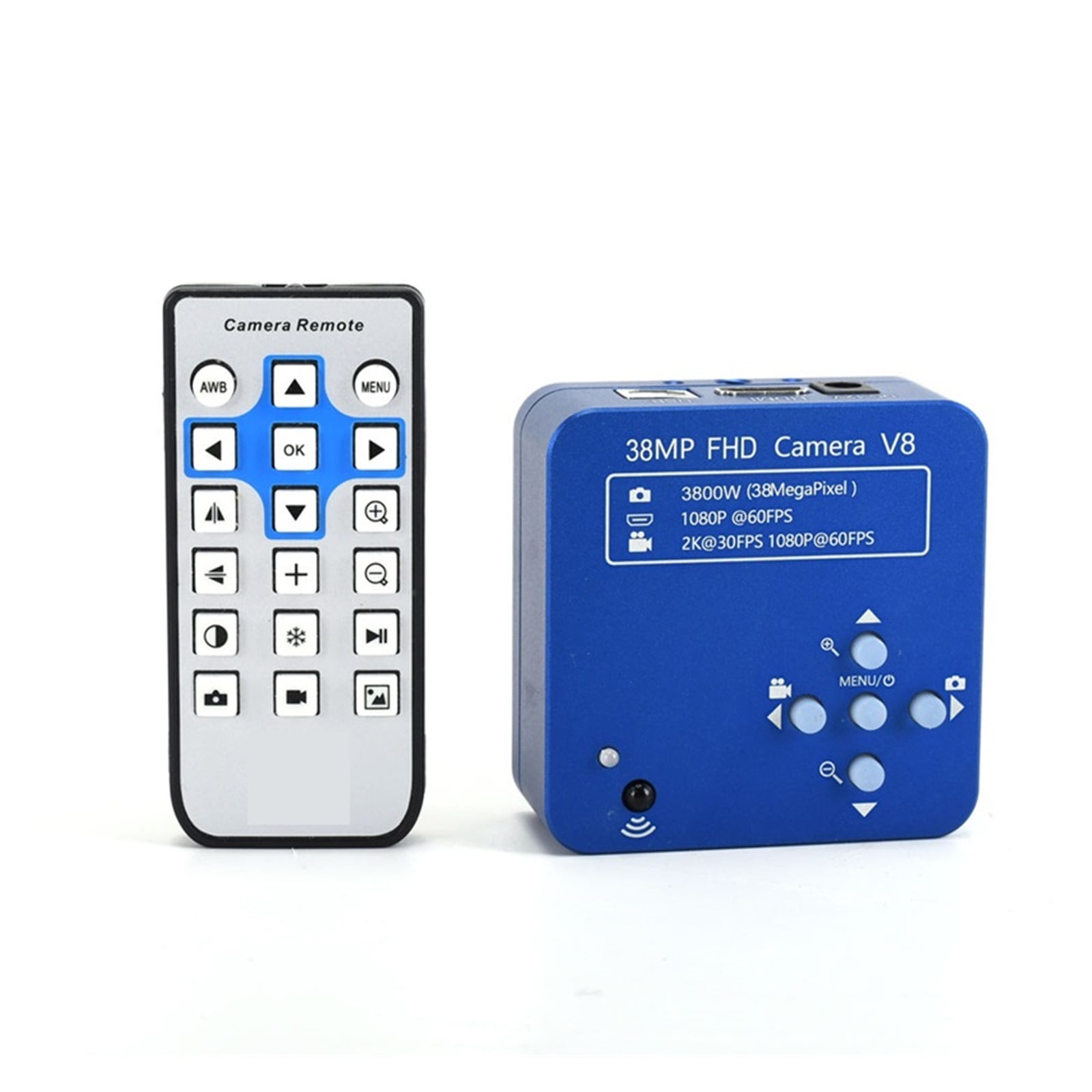 38MP with 180X Objective Lens 1080P 60FPS FHD HY-5038 USB Industrial ...