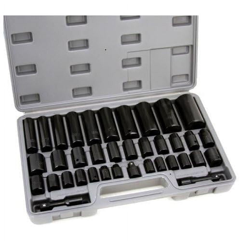 38PC Duometric Socket Set Portable Case Socket Set - Walmart.com