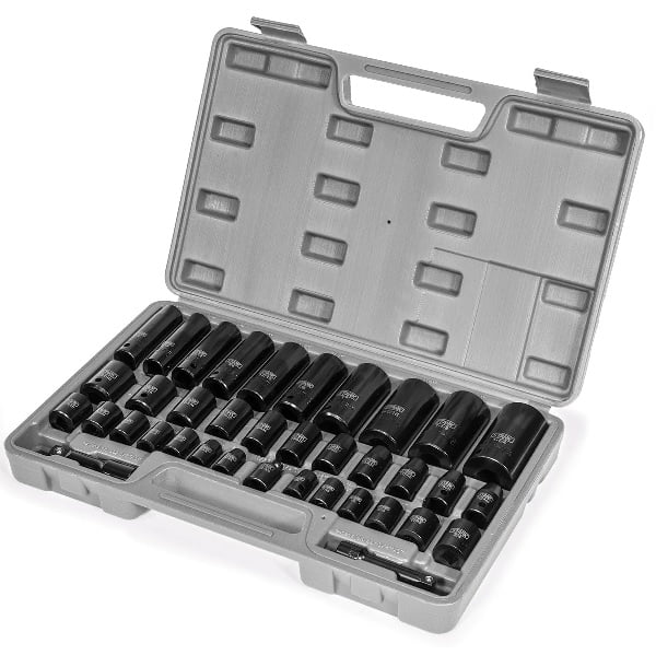 38PC Duometric Socket Set Portable Case Socket Set - Walmart.com