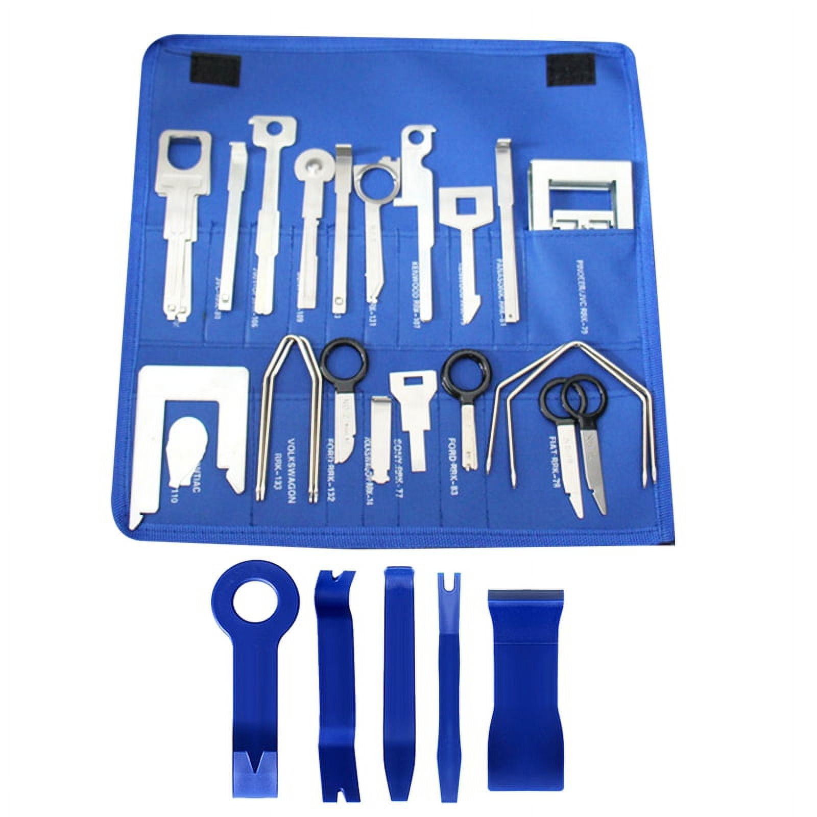 38Pc Radio Removal Tools Audio Navigation CD Player Stereo Release Door ...