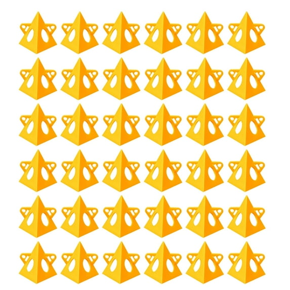 38Pcs Pyramid Stands Set Triangle Stand Paint Tool Triangle Paint Pad ...