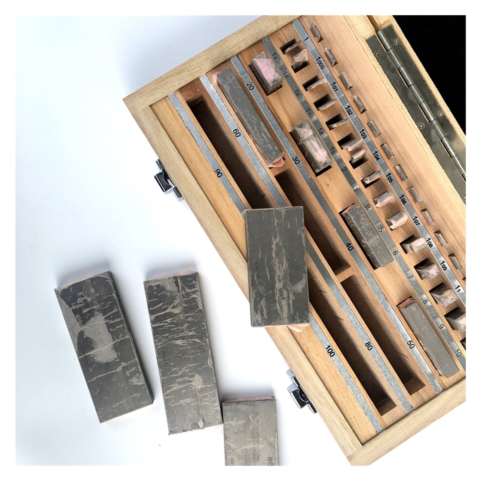 38Pcs Set, 1 Grade 0 Grade Inspection Block Gauge, Test Caliper Blocks ...