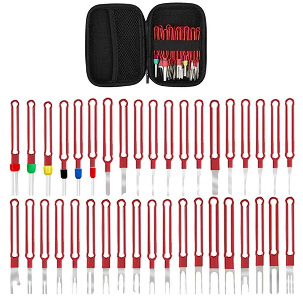 38Pcs Terminal Removal Tool Set Car Cable Pin with Bag for Connection ...