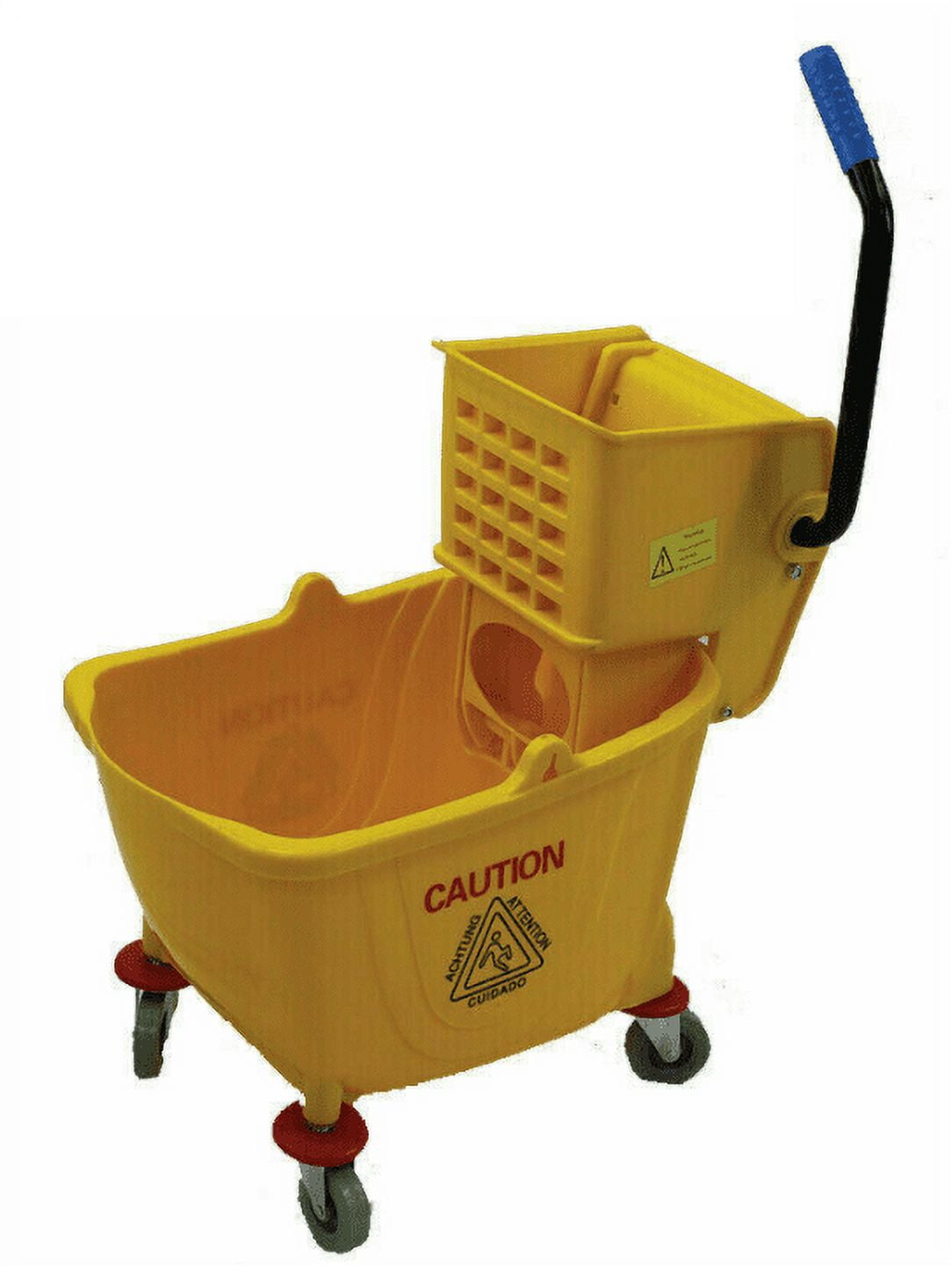 38Qt Zion Commercial Mop Bucket with Side Press Wringer, - Walmart.com