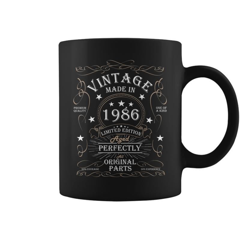 38Th Birthday Retro Limited Edition Man Woman 1986 Coffee Mugs ...