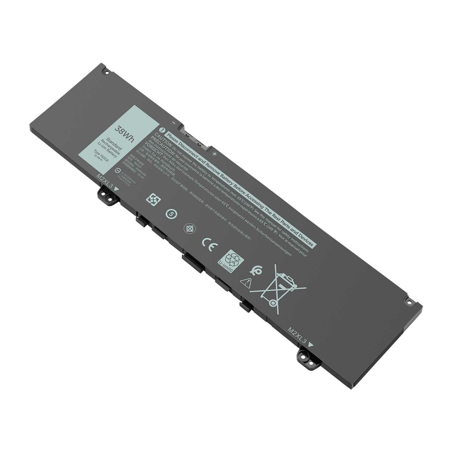 38WH Type F62G0 Laptop Battery 11.4V 38Wh for DELL Inspiron 7373 7370 ...