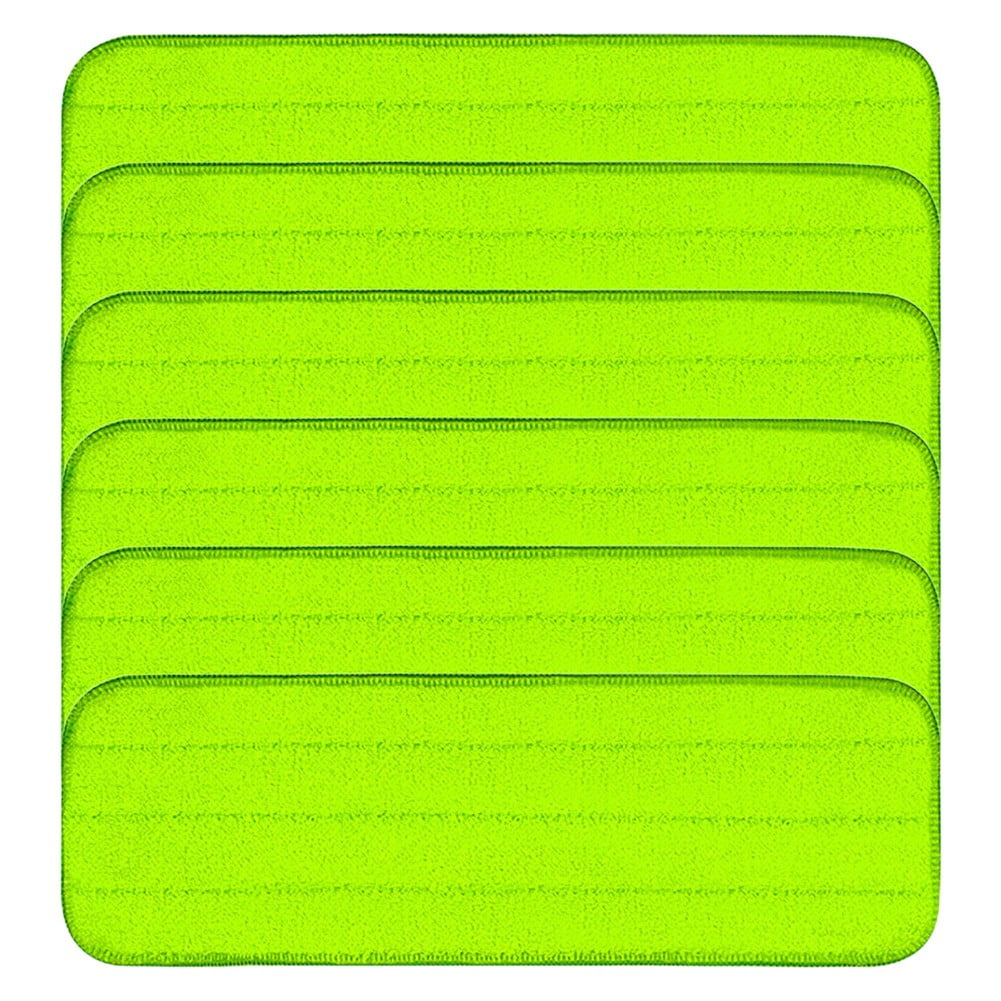 38X12Cm Green Reusable Mop Pads For Swiffer For Powermop Replacement ...