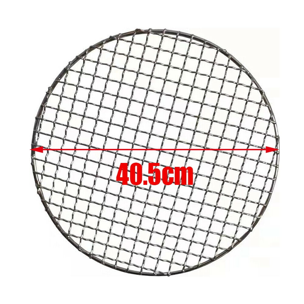 38cm /40.5cm Round Barbecue Net BBQ Grill Net Mesh Rack Grate Steam Net ...