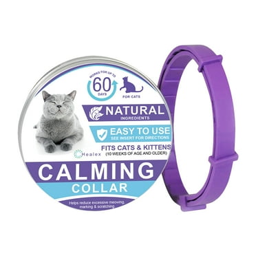 Sentry Calming Pheromone Cat Collar, Stress & Anxiety Relief, Lavender ...