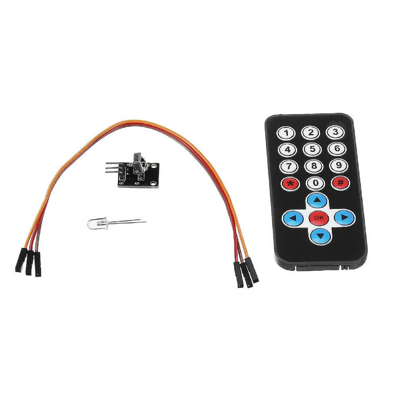 38khz Infrared IR Wireless Remote Controller Module Kits DIY Kit HX1838 ...