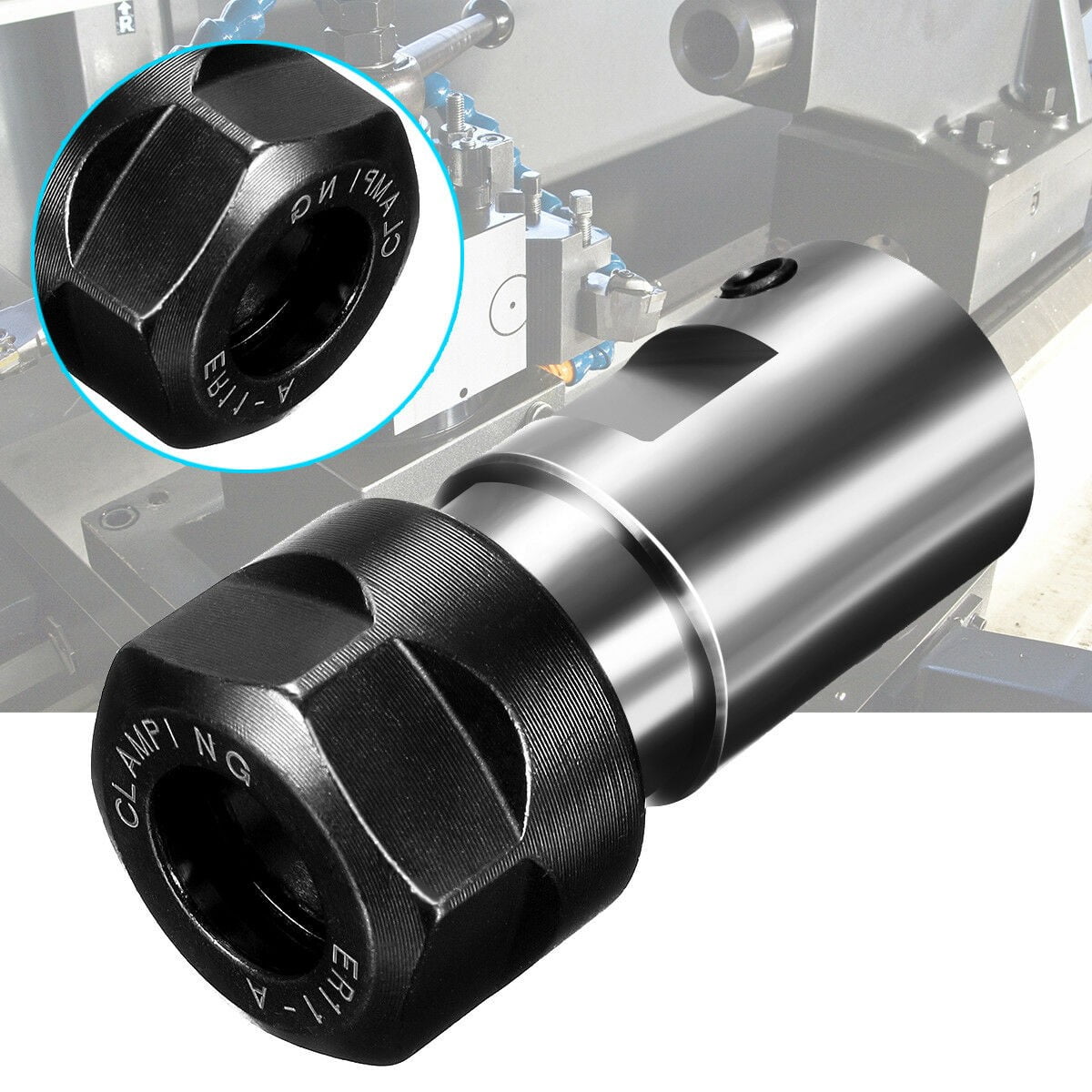 38mm 6.35mm ER11 Collet Chuck Tool Holder CNC Spindle Motor Shaft Extension Rod - Walmart.com