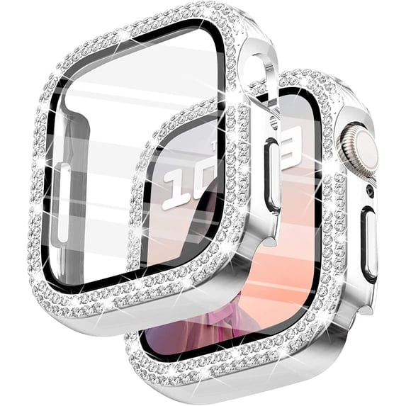 38mm Case Compatible with Apple Watch Case with Screen Protector, Bling ...