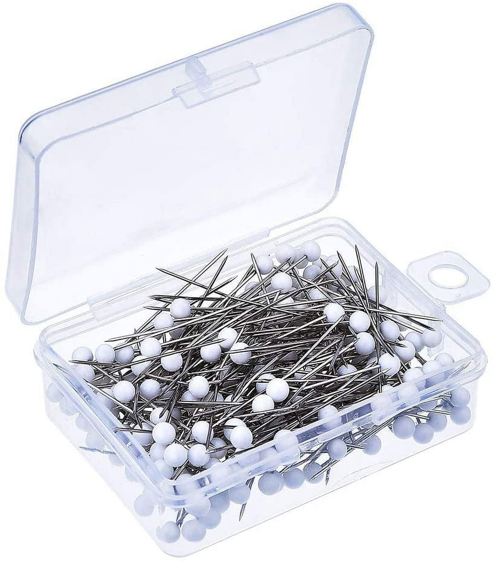 38mm Colored Glass Head Needle Travel Map Push Pin Sewing Fixed Big ...