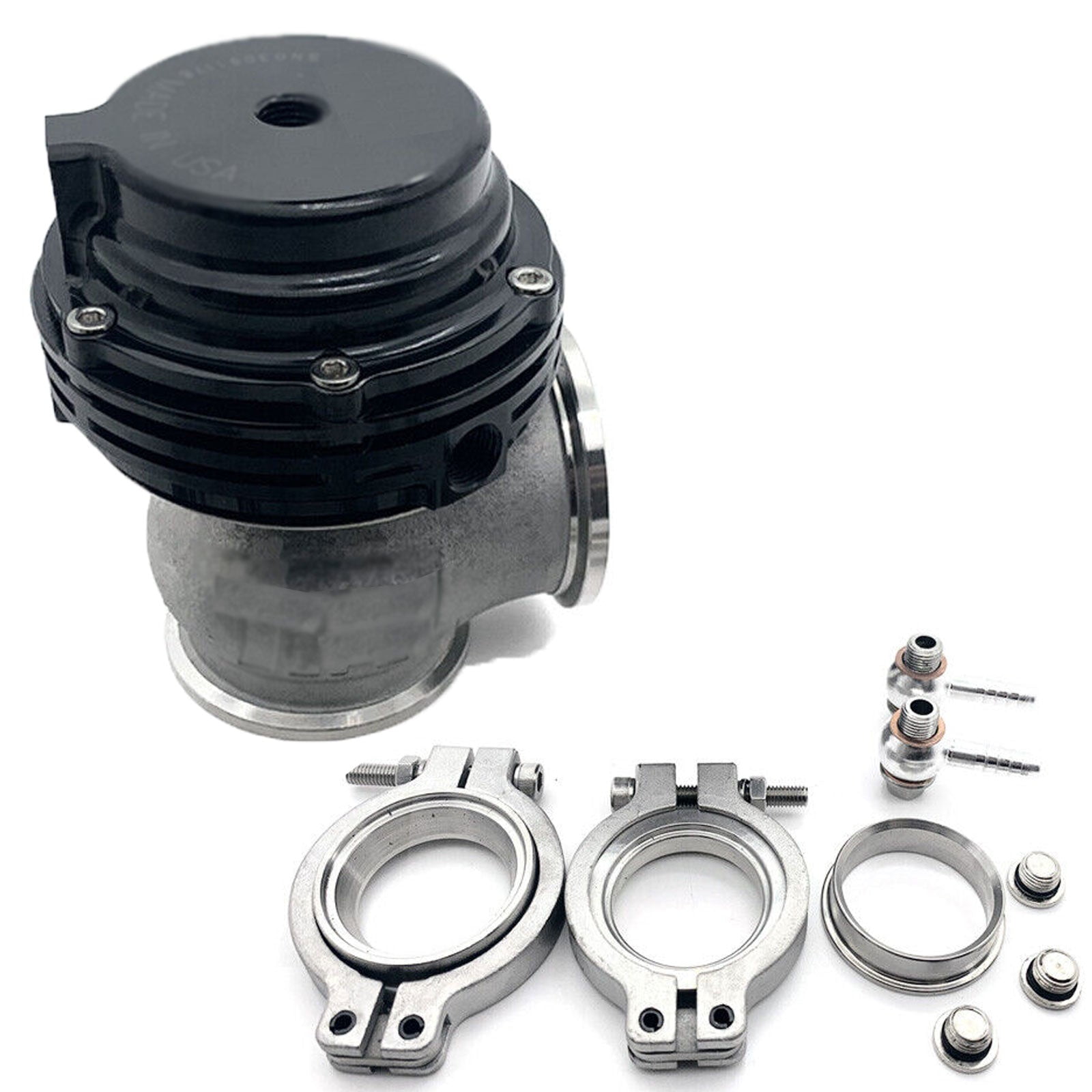 38mm External Turbo Wastegate Black - Fits Tial Springs & Flange ...